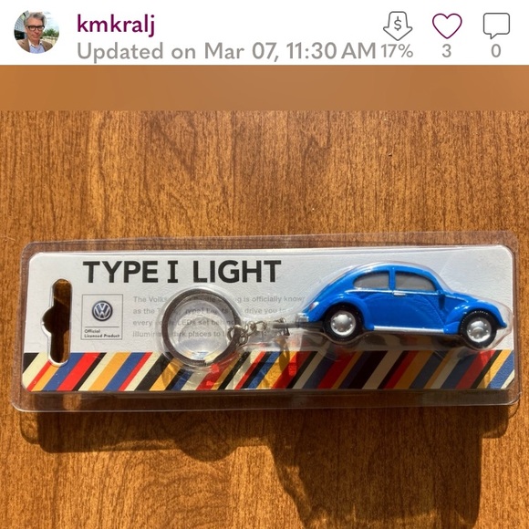 Volkswagen | Accessories | Volkswagen Beetle Type Keychain Light | Poshmark